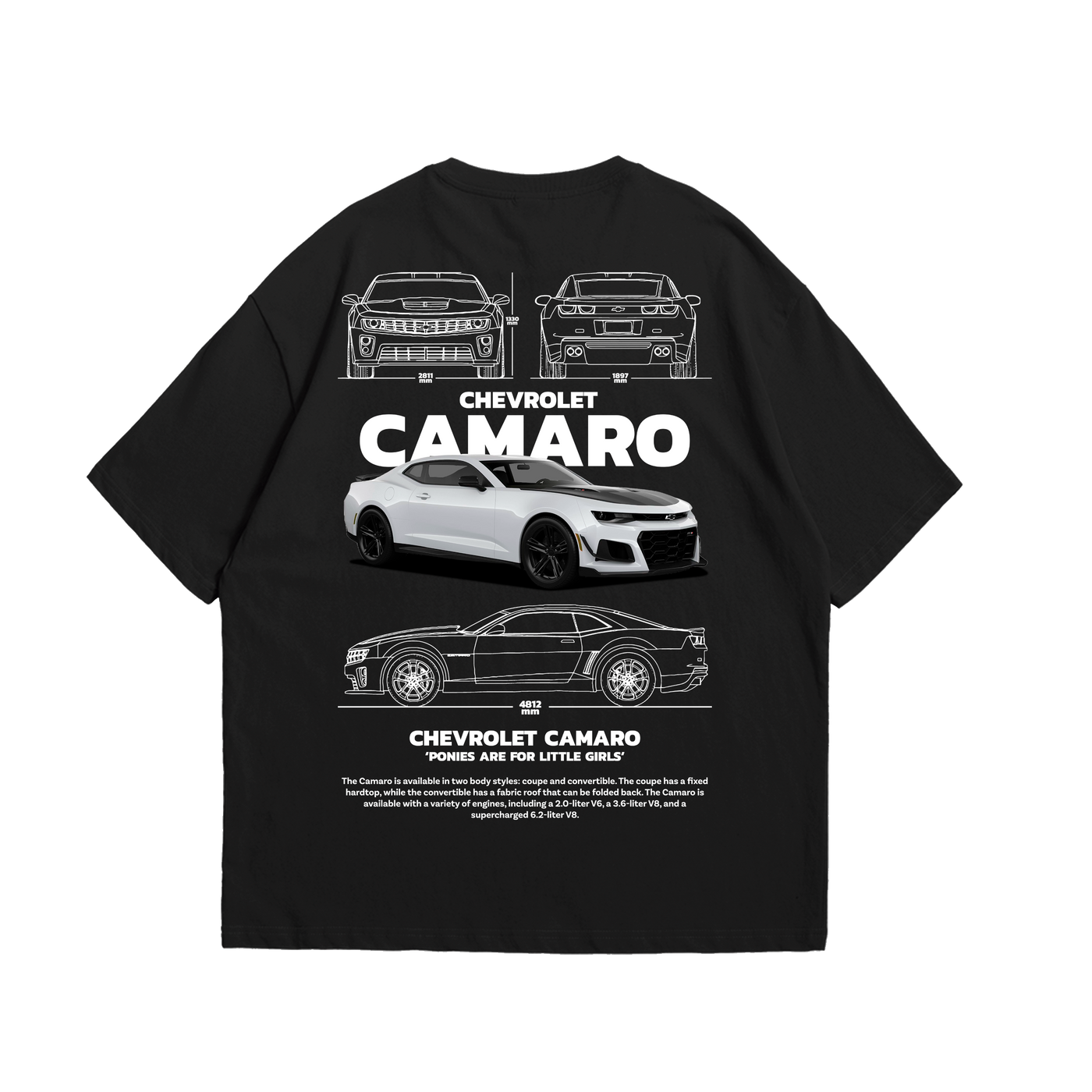Camiseta Oversized Camaro